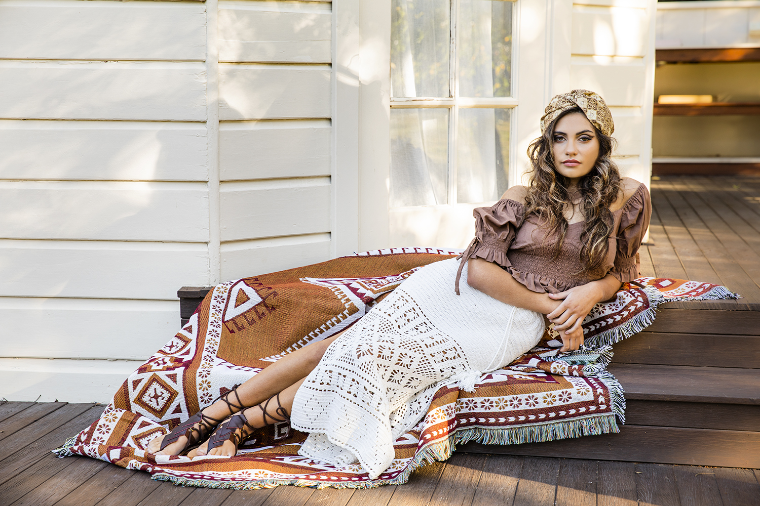 Photo Shoot at Rancho Relaxo in Crescent Head - Wildflower Portraits